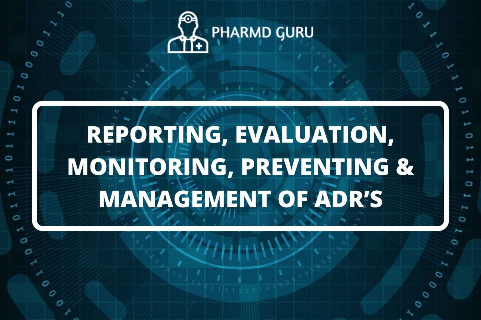 27. ROLE OF PHARMACIST IN MANAGEMENT OF ADR - PHARMD GURU