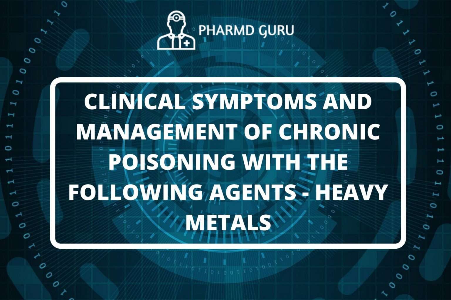 Clinical Toxicology - PHARMD GURU